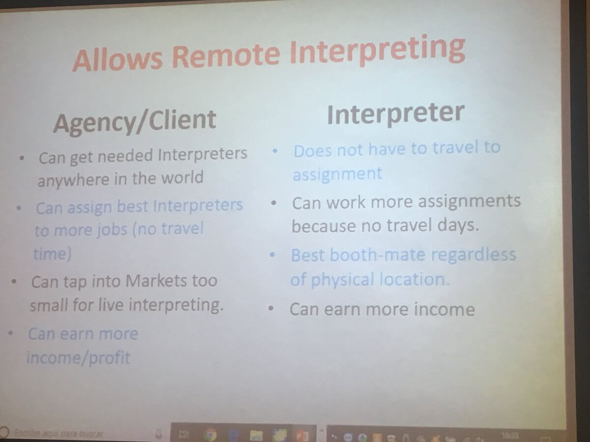 remote interpreting - Specialized Translators